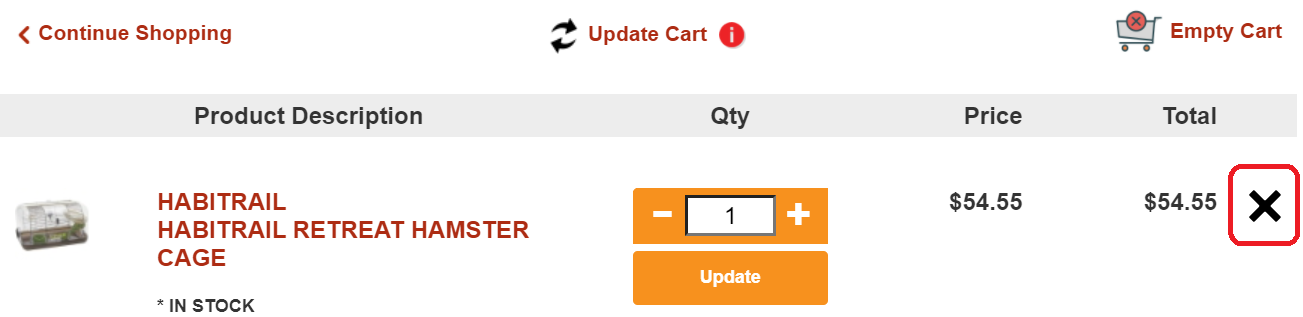 How Do I Delete Items From My Cart PLC Help Centre