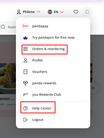 How can I track my orders with FoodPanda (PandaMart)? – PLC Help Centre