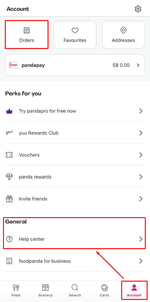 How can I track my orders with FoodPanda (PandaMart)? – PLC Help Centre
